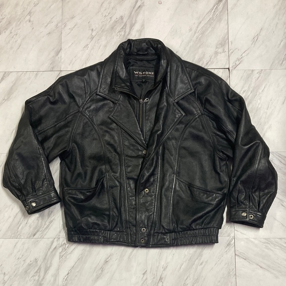 Wilsons Leather | Jackets & Coats | Vintage Wilsons Leather Biker ...